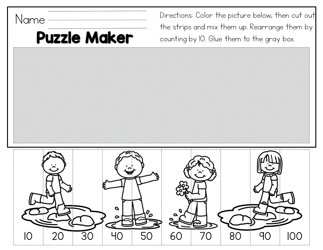 Counting by 10's: Dimes, Skip-Counting, Sequencing - Searching For Silver