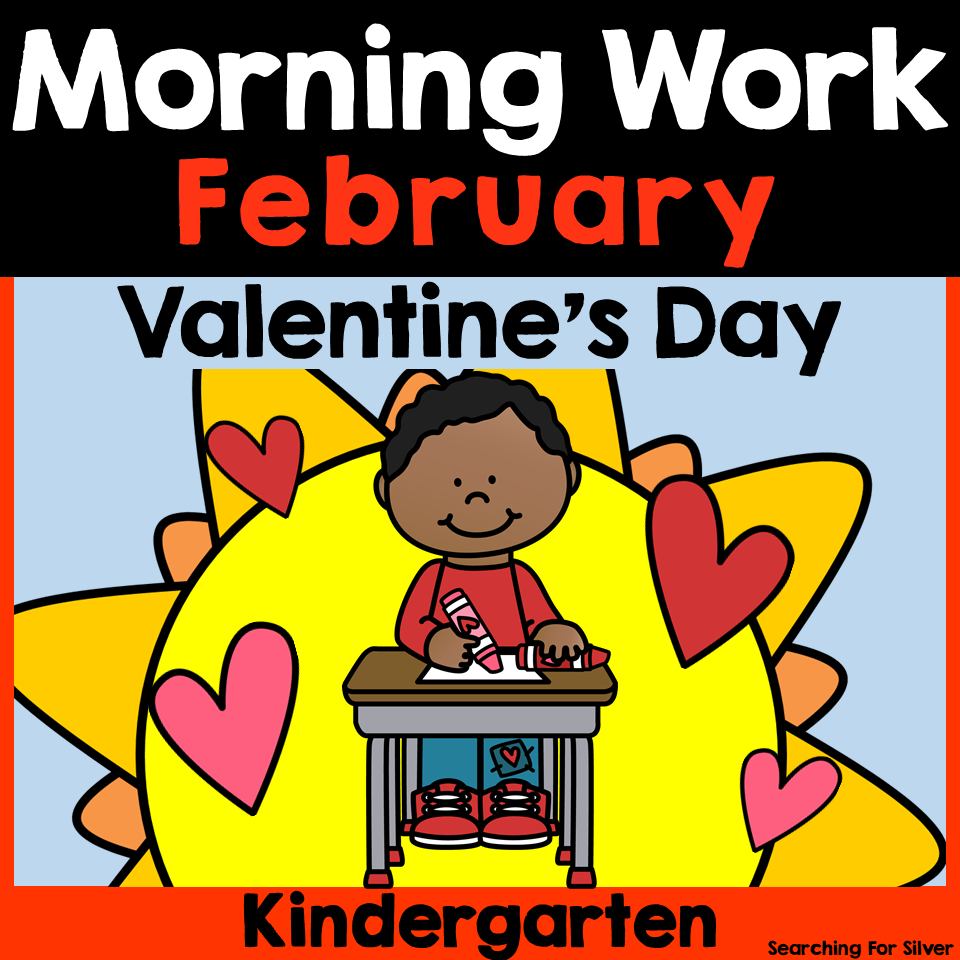February Morning Work {Kindergarten} - Searching For Silver